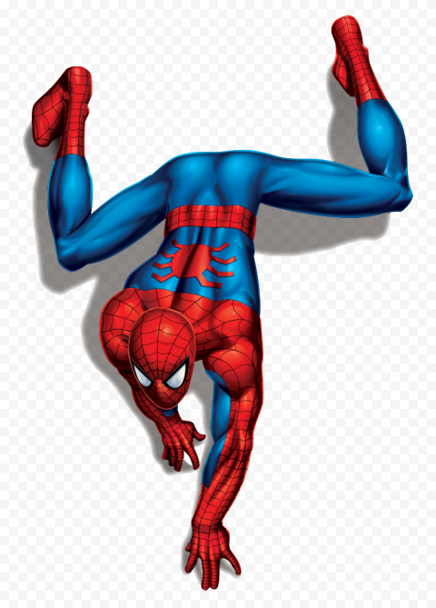 HD Spiderman Character Cartoon Crawling PNG | Citypng