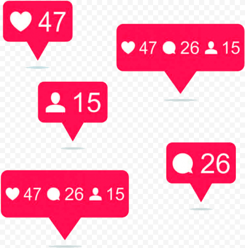 Instagram Notifications Bar icons | Citypng
