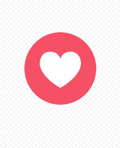 Facebook Heart Reaction Illustration Icon | Citypng
