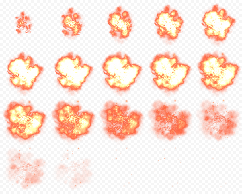 Realistic Fire Explosion Flame Burn Animation 2D | Citypng