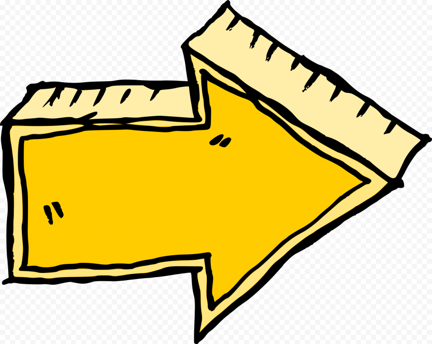 Cartoon Clipart Arrow Point Right 3D Comic Style | Citypng