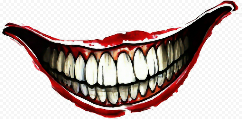 High Resolution Joker Batman Mouth Red Lips | Citypng