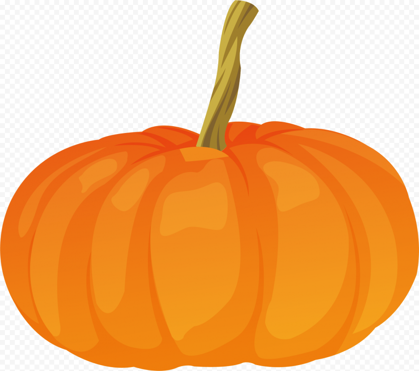 Cartoon Orange Pumpkin Food Illustration Clipart | Citypng