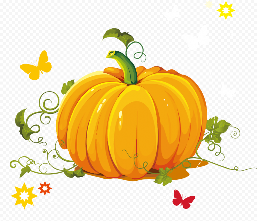 Orange Pumpkin Clipart
