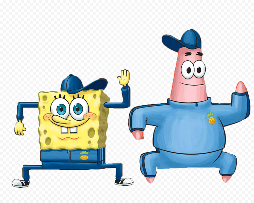 HD Spongebob And Patrick Dancing Charactrers Transparent PNG | Citypng