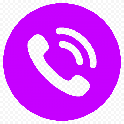HD Purple Round Circle Phone Icon Transparent PNG | Citypng