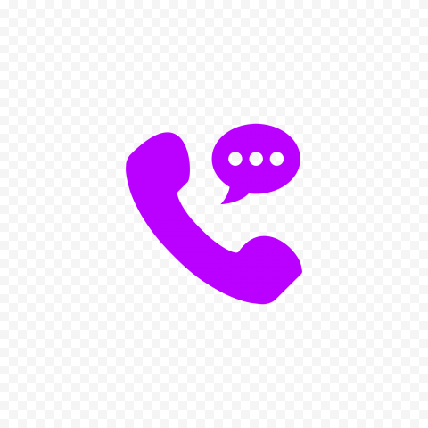 HD Purple Connected Phone Icon Transparent PNG | Citypng