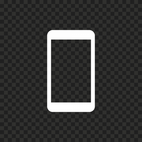 HD White Modern Smartphone Icon Transparent PNG | Citypng