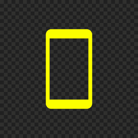 HD Yellow Modern Smartphone Icon Transparent PNG | Citypng