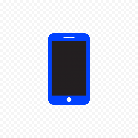 HD Black And Blue Mobile Icon Transparent PNG | Citypng
