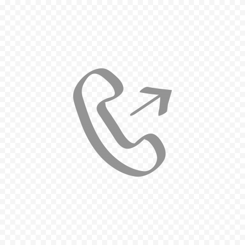 HD Grey Hand Draw Call Phone Icon Transparent PNG | Citypng