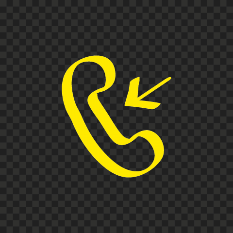 HD Yellow Square Classic Phone Icon Transparent PNG | Citypng