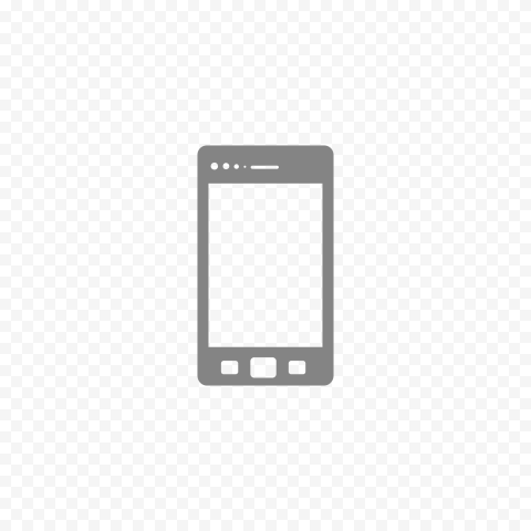 HD Grey Mobile Icon Transparent PNG | Citypng