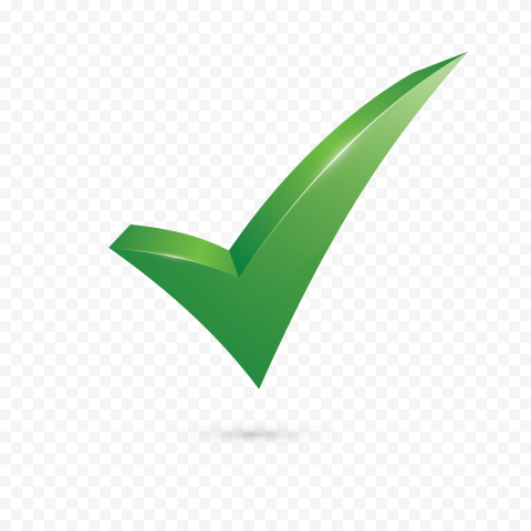 HD 3D Green Tick Mark Icon PNG | Citypng