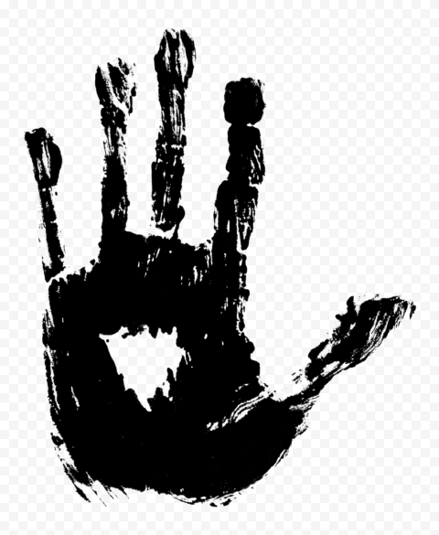 black hand print PNG & clipart images | Citypng