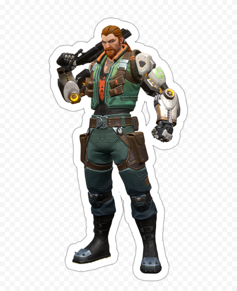 HD Standing Breach Valorant Agent Character Stickers PNG | Citypng