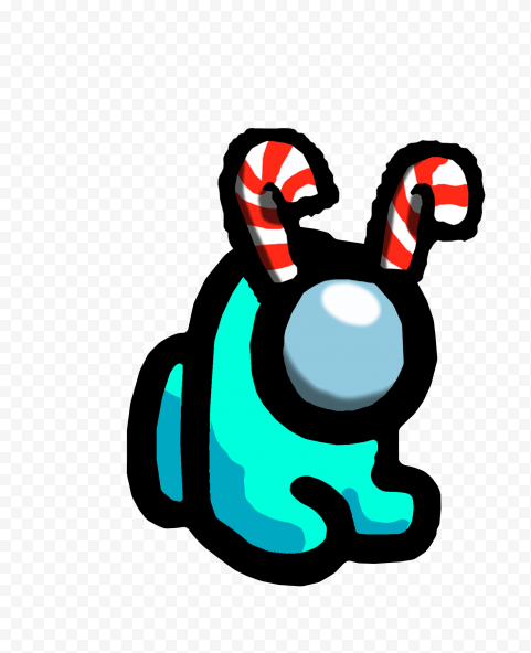 HD Cyan Light Blue Among Us Sitting Pet Dog PNG | Citypng