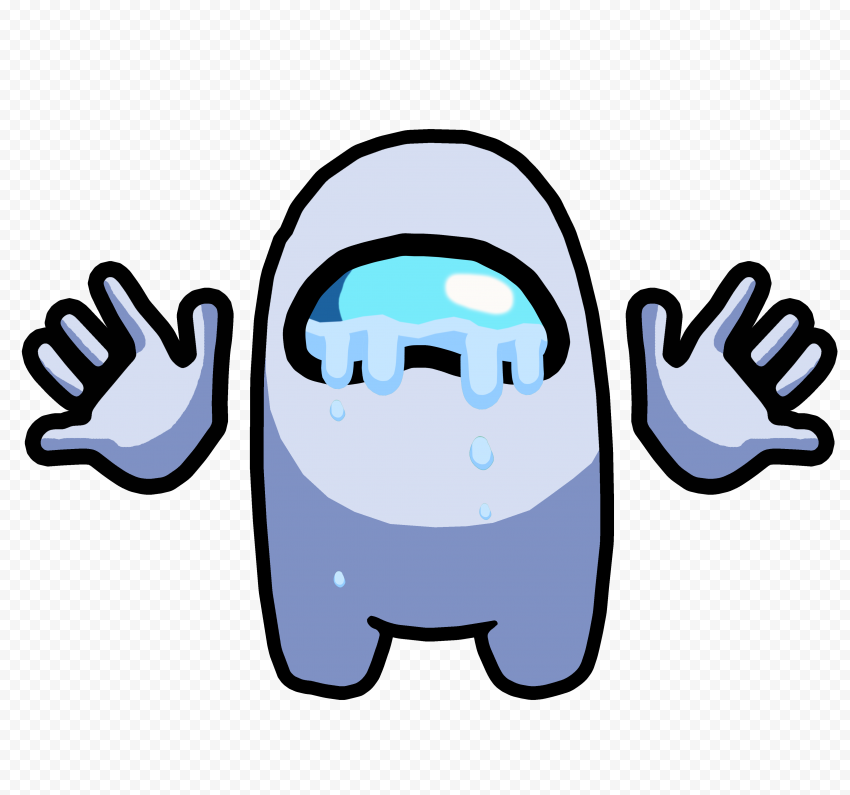 HD Pink Among Us Crewmate Character Front View PNG | Citypng