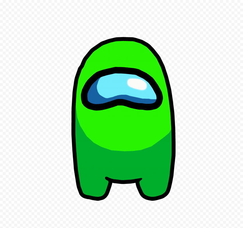 HD Blue Among Us Character Crewmate Face Front View PNG | Citypng