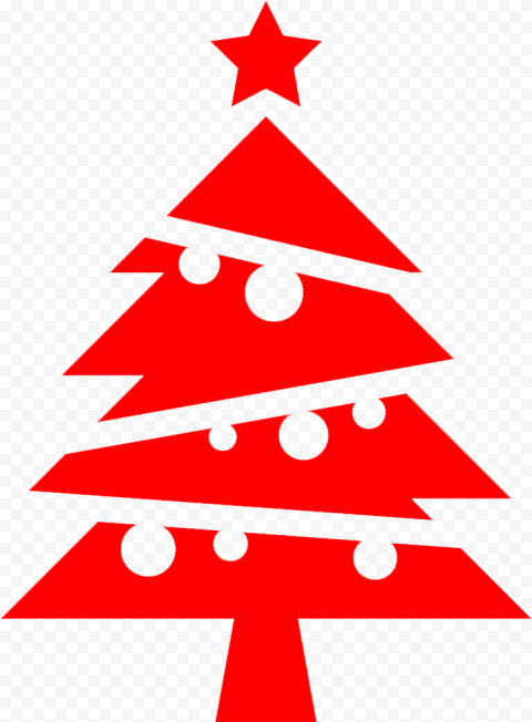 HD Red Christmas Tree Icon PNG | Citypng