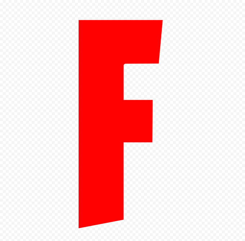 HD Red F Fortnite Logo Letter PNG | Citypng