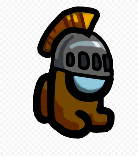 HD Green Among Us Mini Crewmate Character Baby Knight Helmet PNG | Citypng