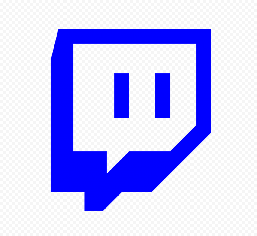 HD Twitch Dark Blue Outline Icon Symbol Transparent Background PNG ...