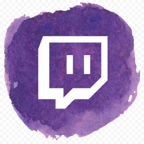 Twitch Purple Aesthetic Watercolor Icon PNG | Citypng