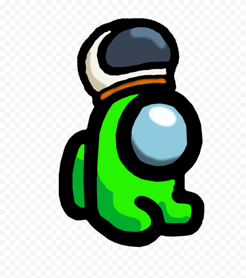 HD Lime Among Us Crewmate Character With Astronaut Helmet PNG | Citypng