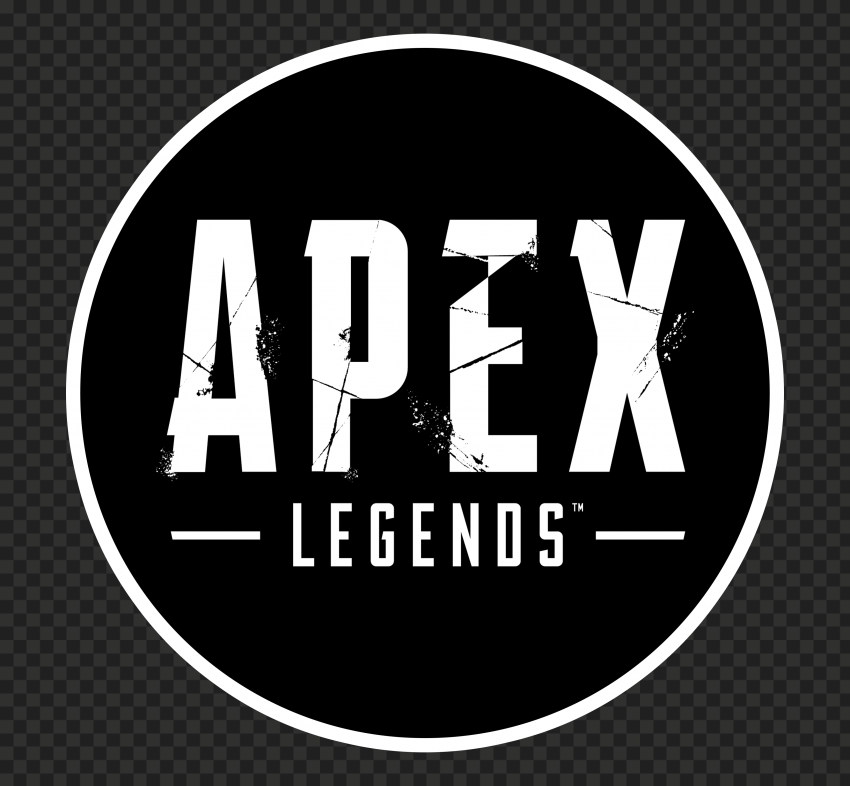 HD Black & White Apex Legends Circular Logo PNG | Citypng