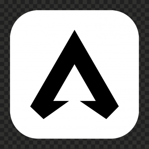 HD Square White & Black Apex Legends Logo Icon PNG | Citypng