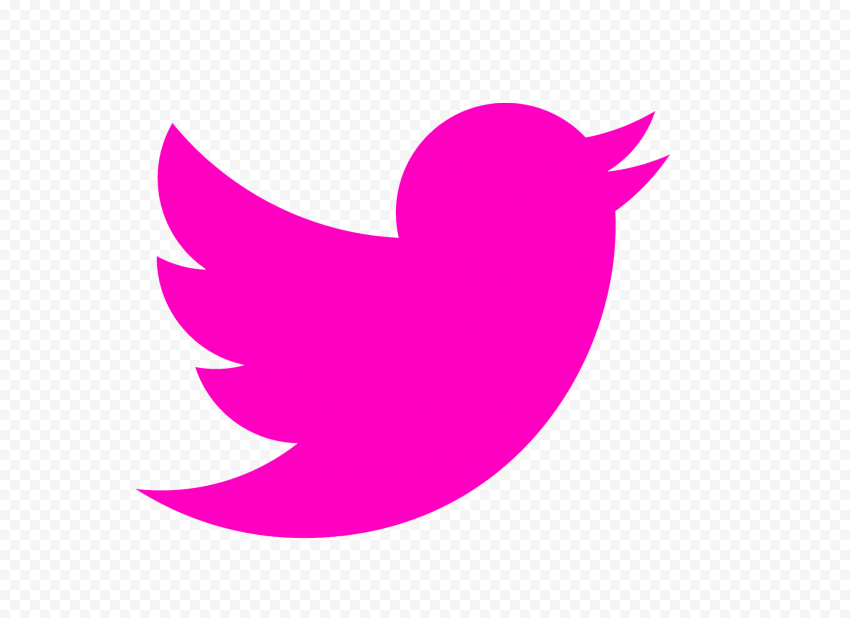 HD Pink Twitter Bird Logo Icon PNG | Citypng