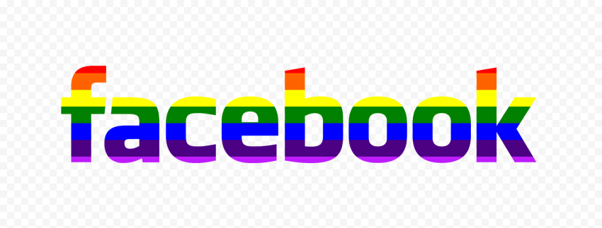 HD Rainbow Facebook Logo PNG | Citypng