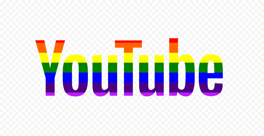 HD Rainbow Youtube Logo PNG | Citypng