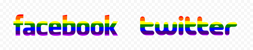 HD Rainbow Facebook Logo PNG | Citypng