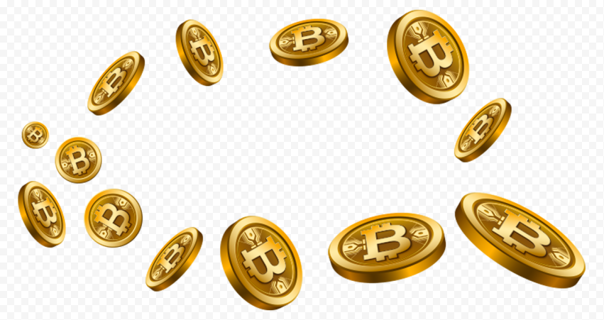 HD Cryptocurrency BTC Coins PNG | Citypng