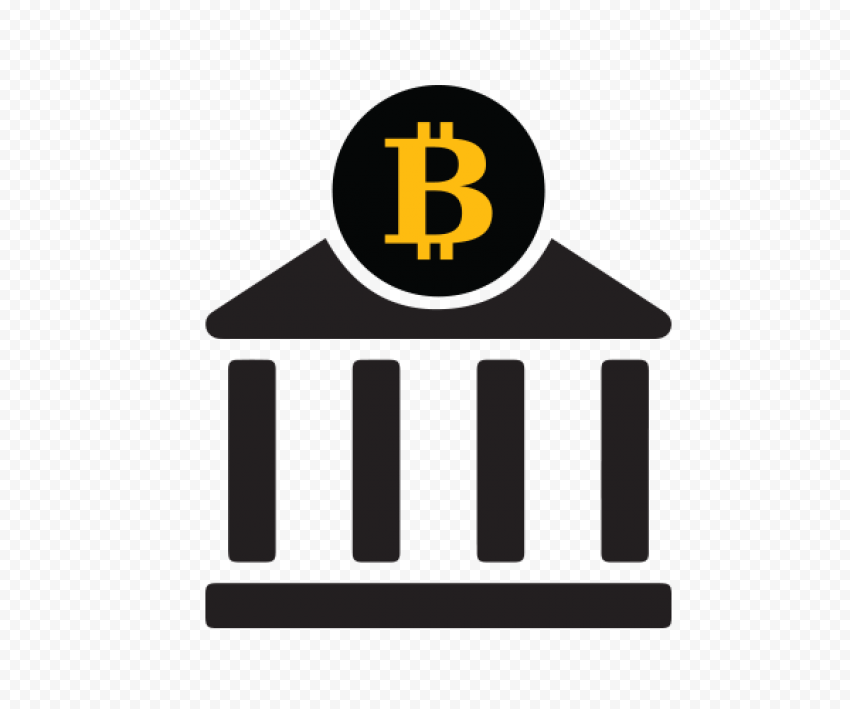 Bitcoin BTC Bank Icon PNG | Citypng