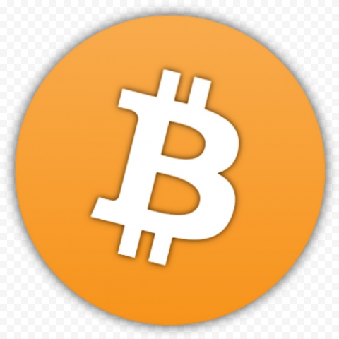 Orange Bitcoin BTC Icon PNG | Citypng