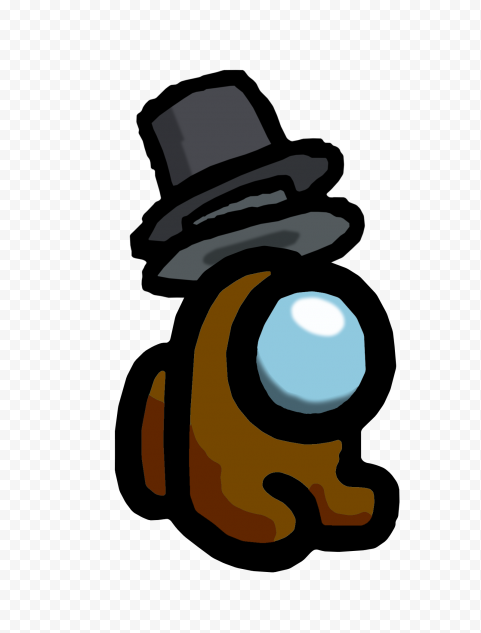 HD Yellow Among Us Mini Crewmate Baby Double Top Hat PNG | Citypng