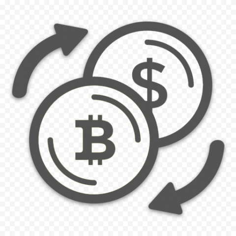 Vector Orange Round Bitcoin Icon PNG | Citypng
