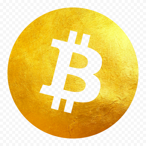 HD Gold Glitter BTC Bitcoin Crypto Blockchain Coin Icon PNG | Citypng