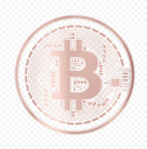HD Rose Gold Bitcoin Crypto Blockchain Coin Icon PNG | Citypng