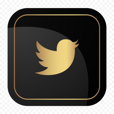 Aesthetic Yellow Square Twitter Icon PNG | Citypng