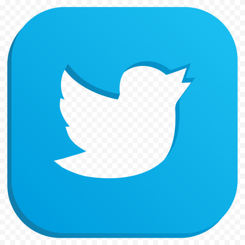 HD Square Twitter Red Outline Icon PNG | Citypng