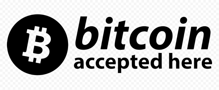 HD Pay With Bitcoin BTC Black Button PNG | Citypng