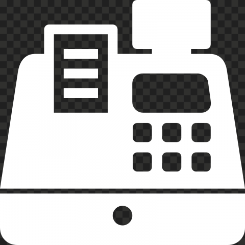 HD White POS System Machine Icon PNG | Citypng