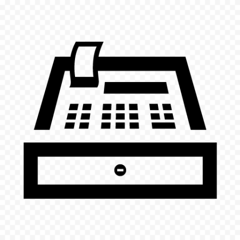 Black POS System Machine Icon PNG | Citypng