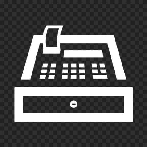 White POS System Machine Icon PNG | Citypng