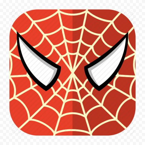 HD Square Cute Spider Man Face Icon PNG | Citypng
