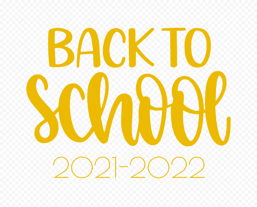 HD Red Back To School Text 2021 2022 PNG | Citypng